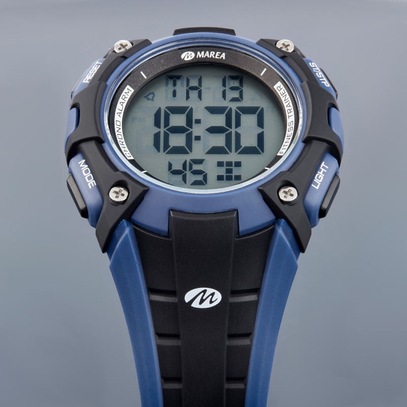 Reloj digital Marea B40206/3 azul y negro para hombre