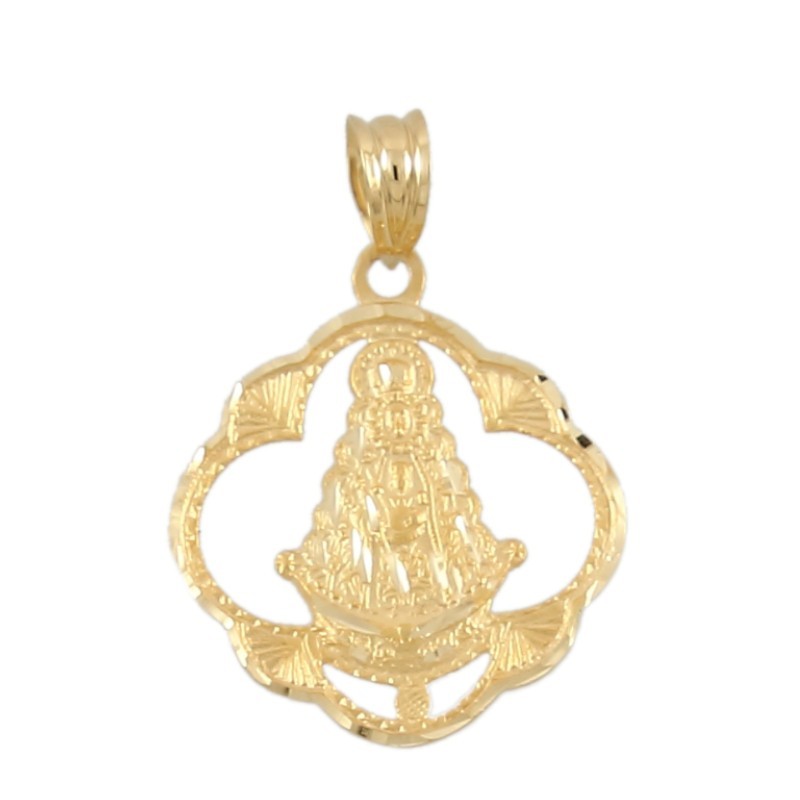 MEDALLA VIRGEN DEL ROCIO DE ORO REINA